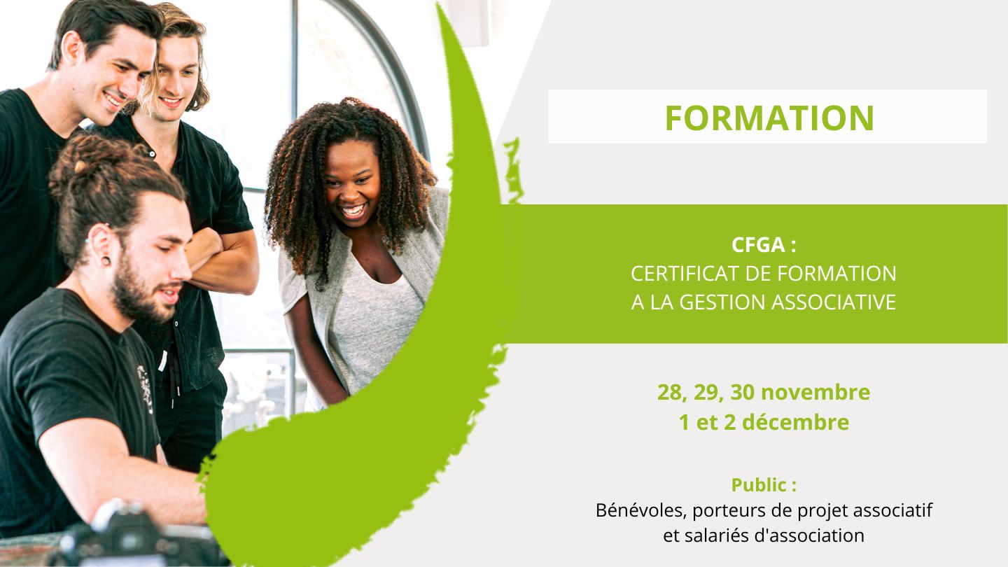 Formation Certificat de Formation à la Gestion Associative (CFGA) | Mois de l'ESS